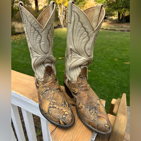 Tony Lama | Shoes | Rare Tony Lama Gold Label D Patchwork | Poshmark